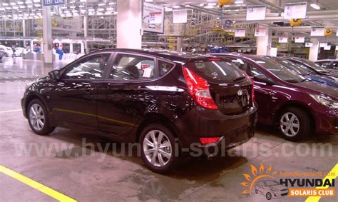 Солярис хэтчбек, вид сзади - Hyundai Solaris клуб