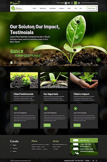 13678 Organic Layout Web Com Textura Natural E Figma Efeito Poster De