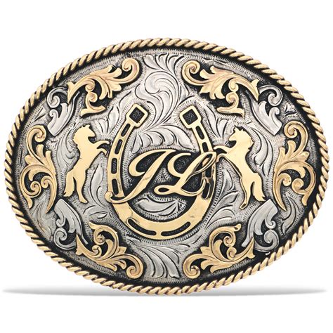 Tangled Tails Custom Buckle Cowboss Silversmiths