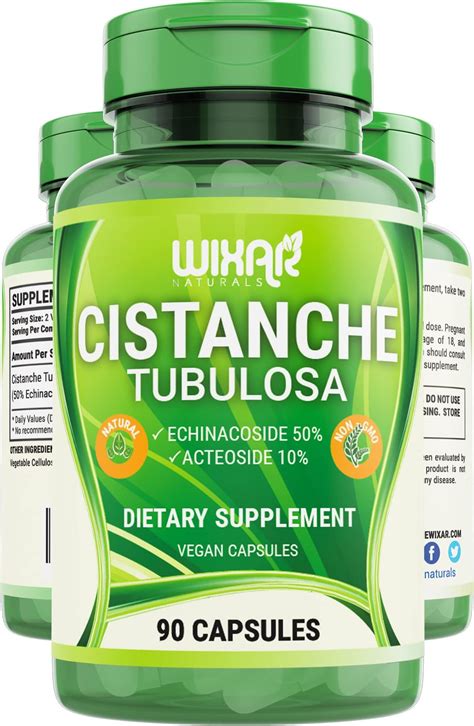 Wixar Naturals Cistanche Tubulosa Capsules 50