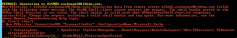 the winrm shell client cannot process the request practical365