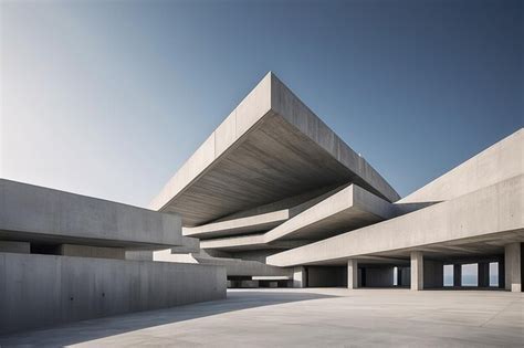 Premium Photo Abstract Geometric Concrete Architecture Background