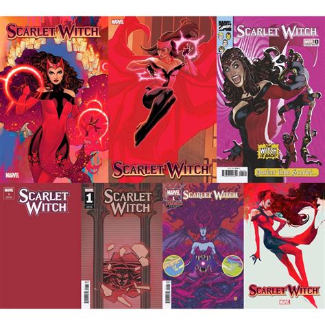 Scarlet Witch 2023 1 Variants Marvel Comics Cover Select