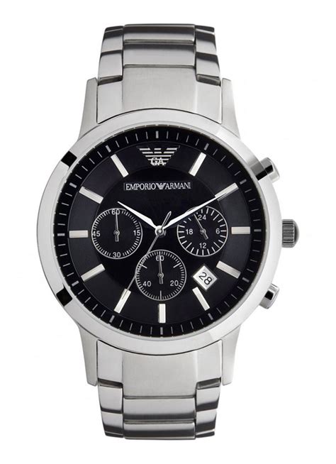 Emporio Armani Horloge AR2434 • Zilver • de Bijenkorf