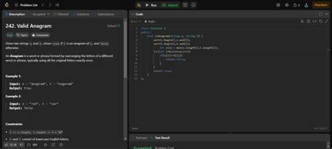 Codingjourney Leetcode Problemsolving Cplusplus