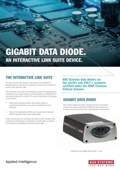 Gigabitdatadiodefactsheet