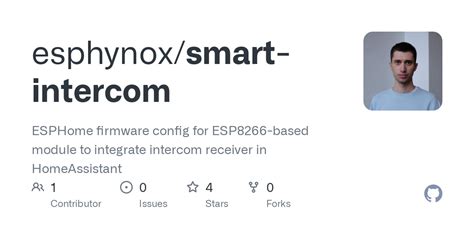 Github Esphynoxsmart Intercom Esphome Firmware Config For Esp8266