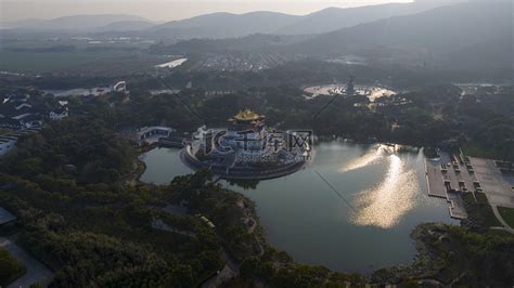无锡灵山胜境灵山大佛航拍高清摄影大图 千库网