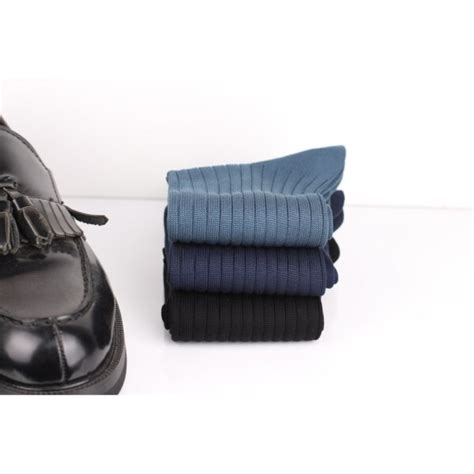 Mens Cotton Socks Black Socks Navy Blue Socks Over The Calf Mid