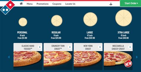 How Many Inches Is A Large Dominos Pizza Uhedn