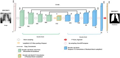 the architecture of u net with efficientnet b4 encoder download