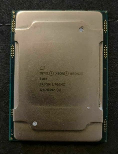 Intel Xeon Six Core Bronze 3104 1 7ghz Lga3647 8 25mb Server Cpu