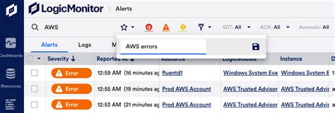 Managing Alerts From The Alerts Page Logicmonitor