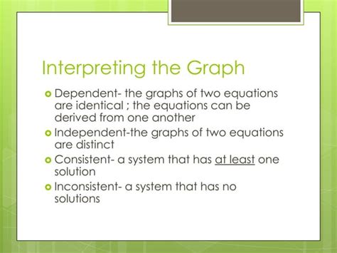 solving systems of linear equations by graphing lecture pptx