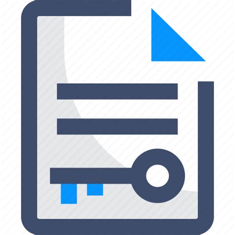 Data Document Encrypted Data Encryption File Icon