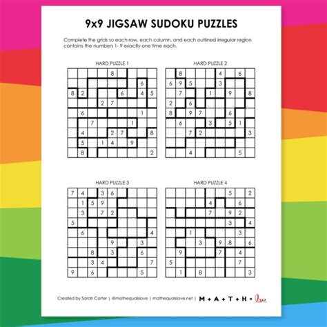 Free Printable Sudoku Puzzles Pdf Downloads