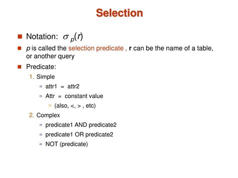 Ppt Relational Algebra Powerpoint Presentation Free Download Id269141