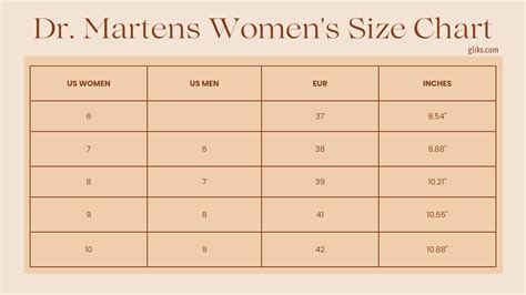 Womens Shoe Size Chart Dr Martens At Heather Summers Blog
