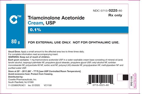 Dailymed Triamcinolone Acetonide Cream