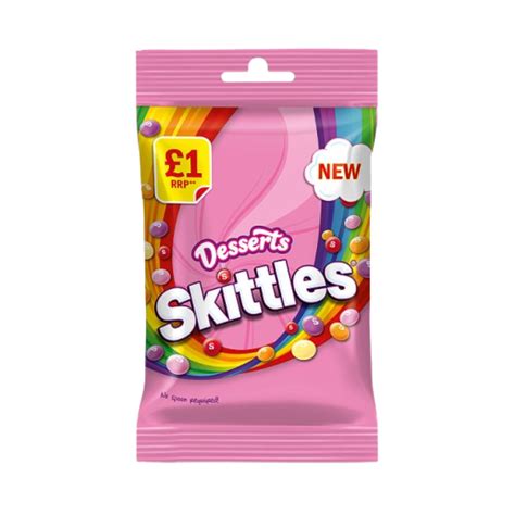 Skittles Desserts Uk 125g Willy Wacky Snacks