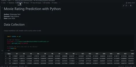 Dhananjay Pant On Linkedin Datascience Machinelearning Creditcardfrauddetection Python