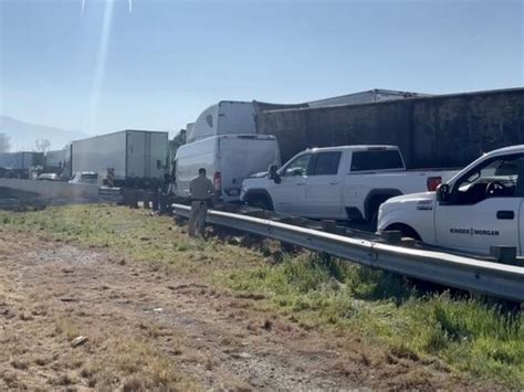 40 Vehicle Crash Closes Highway 58 Fog Considered A Factor In