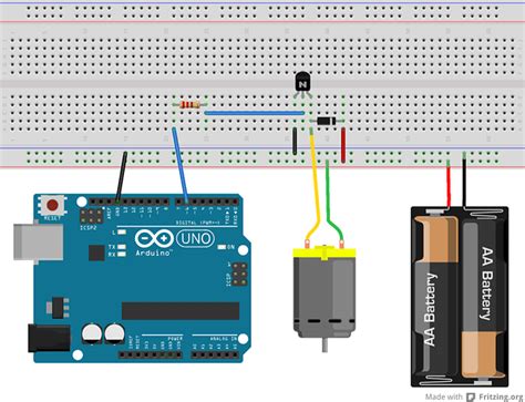 arduino uno transistor for dc motor and 9v arduino stack 53 off