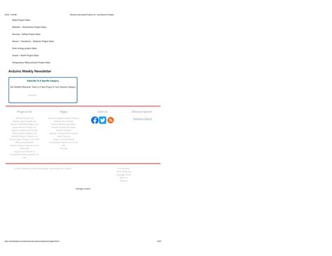 Advance View Arduino Projects List 2pdf