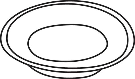 Plate Coloring Page 2025