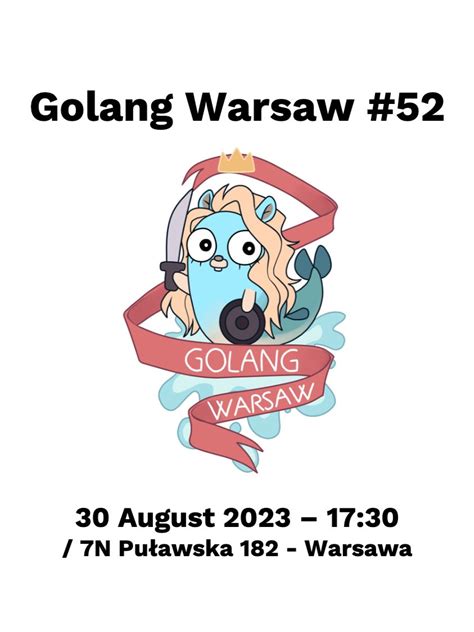 Lukasz Gut On Linkedin Golangwarsaw Golangmeetup Techtalks