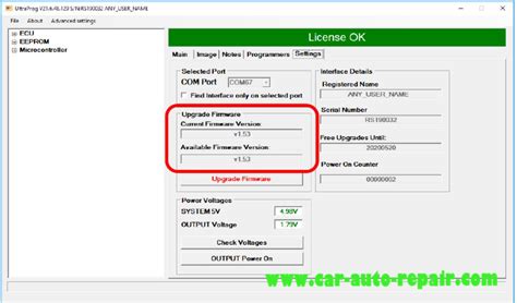 how to upgrade ultraprog programmer firmware auto repair technician home