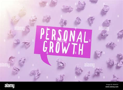 Conceptual Caption Personal Growth Business Approach A Longterm Process Which Shows The