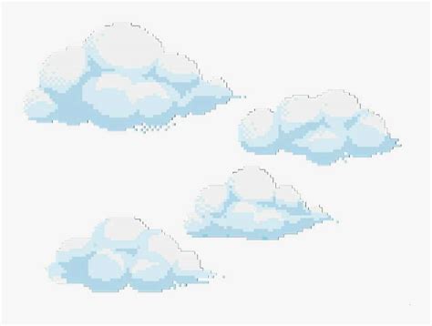 Clouds Overlay And Png Image Cloud Pixel Art Png Png Image