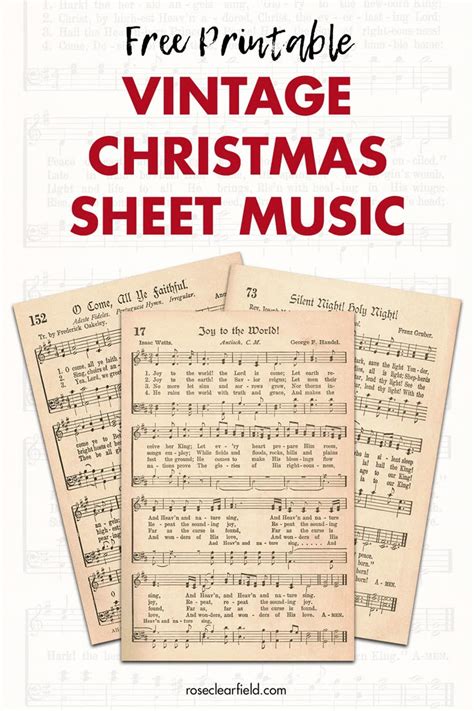 Free Printable Christmas Music Sheets Gerald Printable