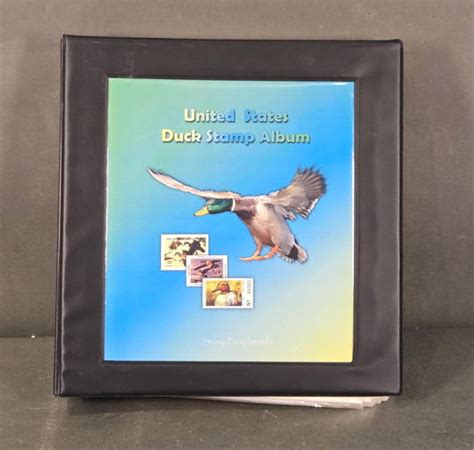United States Duck Stamp Album With A Collection Of State Waterfowl Stamps