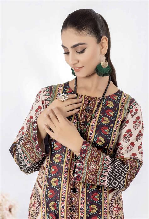 Ajrak Collection With Hand Work And Printed Trousers 05 Safaas Collection