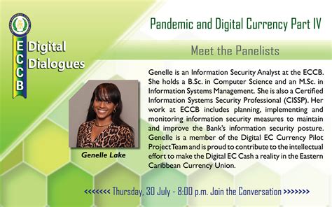 Eccb Connects Meet Genelle Lake One Of The Panelists