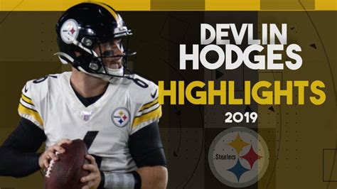 Devlin Hodges Highlightsᴴᴰ 2019 Season Pittsburgh Steelers Highlights