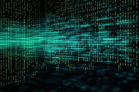 Binary Code Background Programming And Coding Concept Stock Image Image Of Board Futuristic