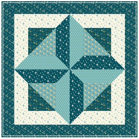 1950s Atomic Starburst Collection Lap Quilt Kit