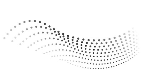 Premium Vector Dotted Halftone Wave Abstract Liquid Shape Wave Effect Dotted Gradient Texture