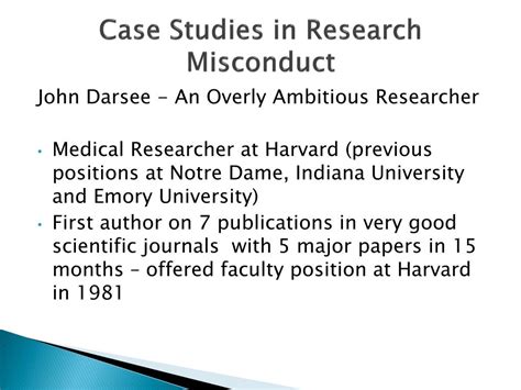 Ppt Recognizing Reporting And Avoiding Research Misconduct