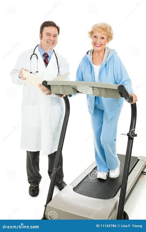 Senior Fitness Medically Supervised Stock Photo Image Of Running Equipment