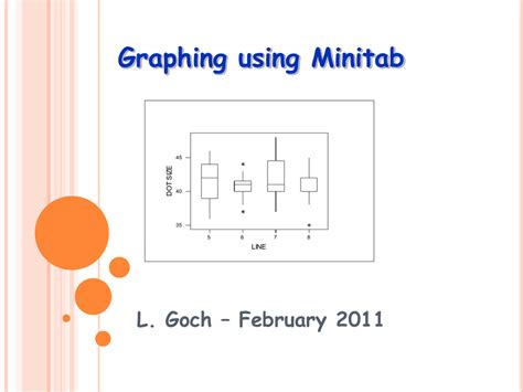 Line Chart In Minitab