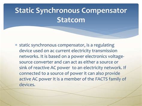 Statcom PPTX Gas And Electric Home Utilities