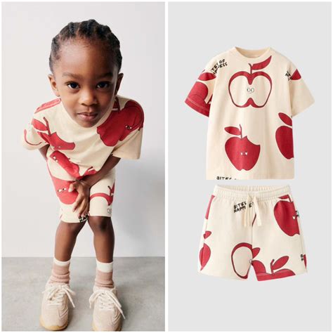 Apple Unisex Şortlu Takım - Marka Minik