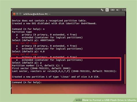 how to format a usb flash drive in ubuntu with pictures