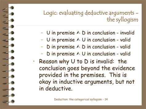 Ppt Logic Evaluating Deductive Arguments The Syllogism Powerpoint