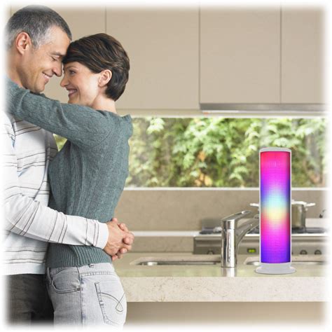 Morningsave Aduro Monolith Led Light Up Tower Party Wireless Speaker