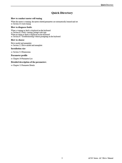 Ac10 Frequency Ac Drive Manual V1 7 Pdf Power Supply Safety
